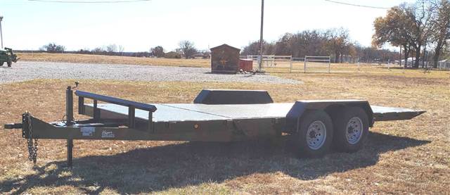 2021 Texoma Trailers 20' Tilt Steel Deck Car Trailer with 2-7000# axles