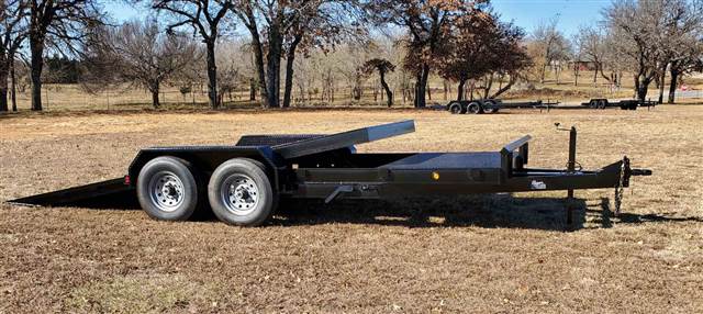 2021 Texoma Trailers 20' Tilt Steel Deck Car Trailer with 2-7000# axles