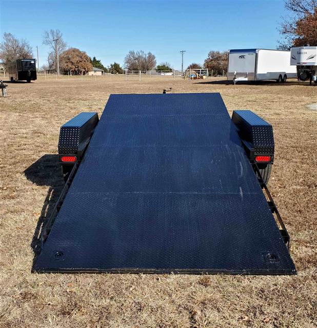2021 Texoma Trailers 20' Tilt Steel Deck Car Trailer with 2-7000# axles