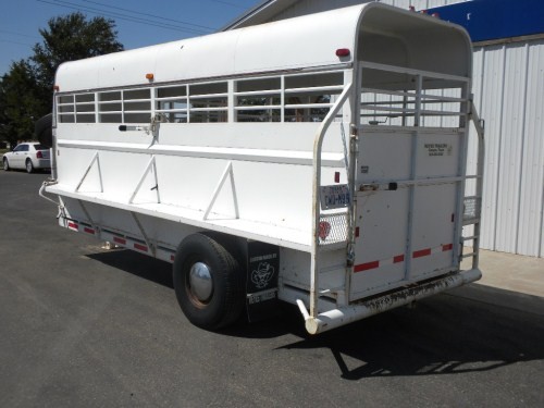 2000 Reyes Trailers 2000 Reyes 5'x16' Full Top GN White (#CT50425U)