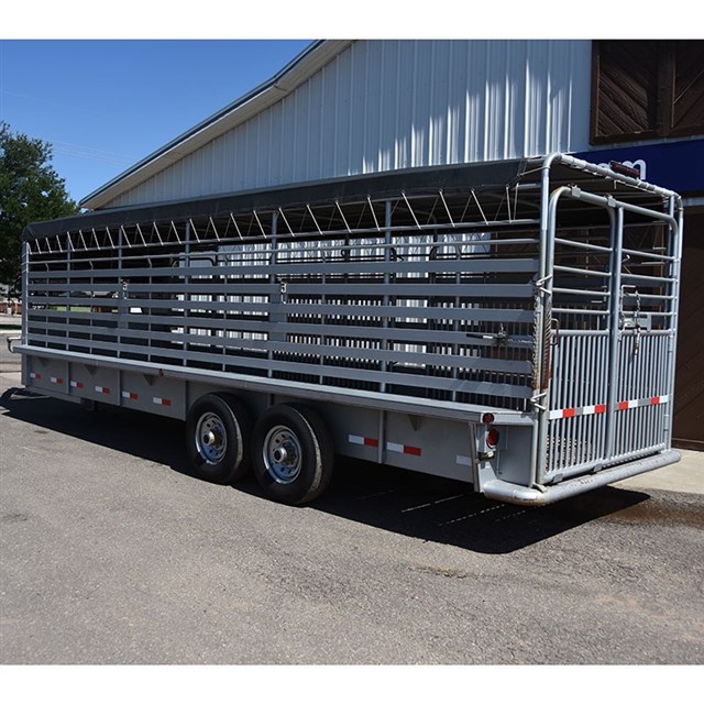 2015 Delco 24' Stock Trailer