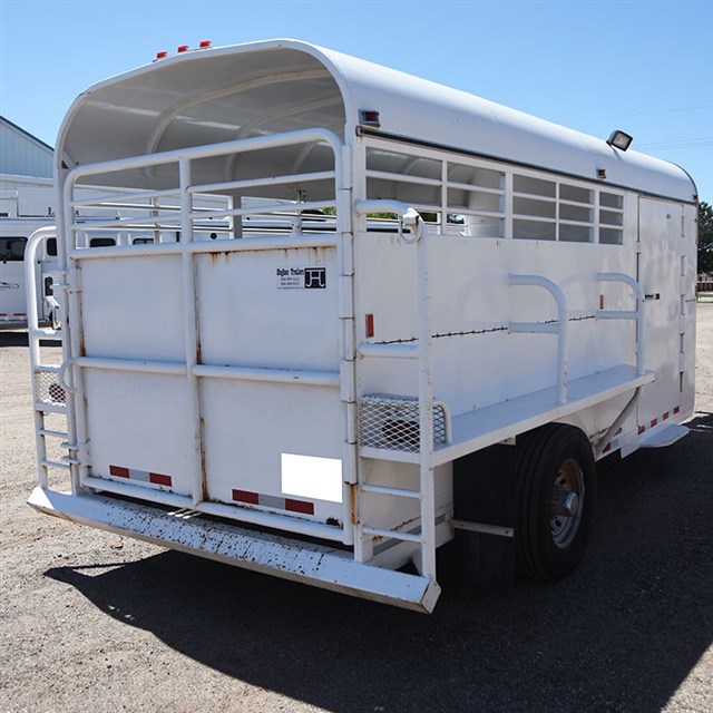 2012 Hughes Hughes 6x16 Stock Combo Trailer