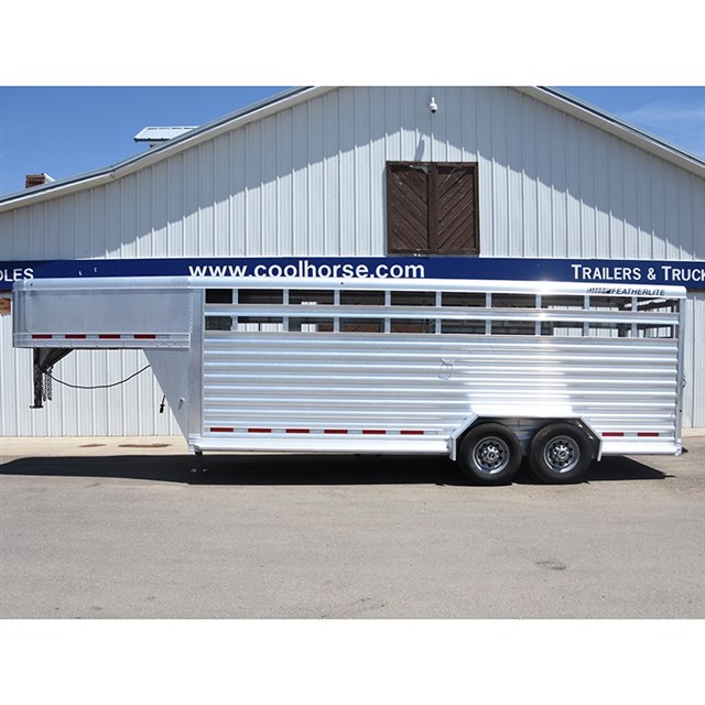 2016 Featherlite 20' Stock Trailer