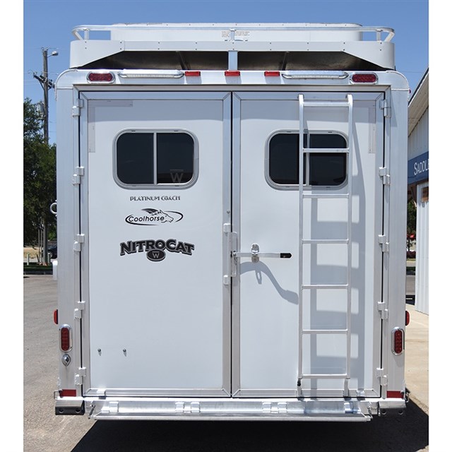 2018 Platinum 5 Horse Reverse Load Bumper Pull Trailer
