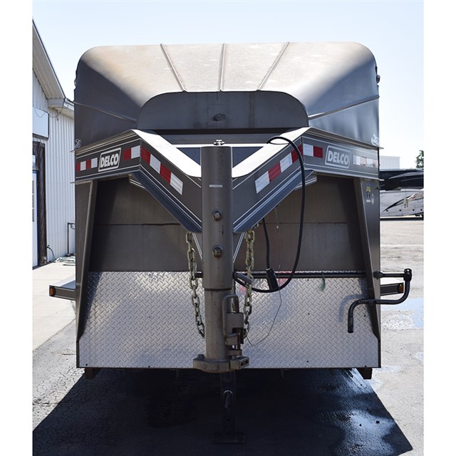2015 Delco 6' x 16' Stock Combo Single Axle Trailer