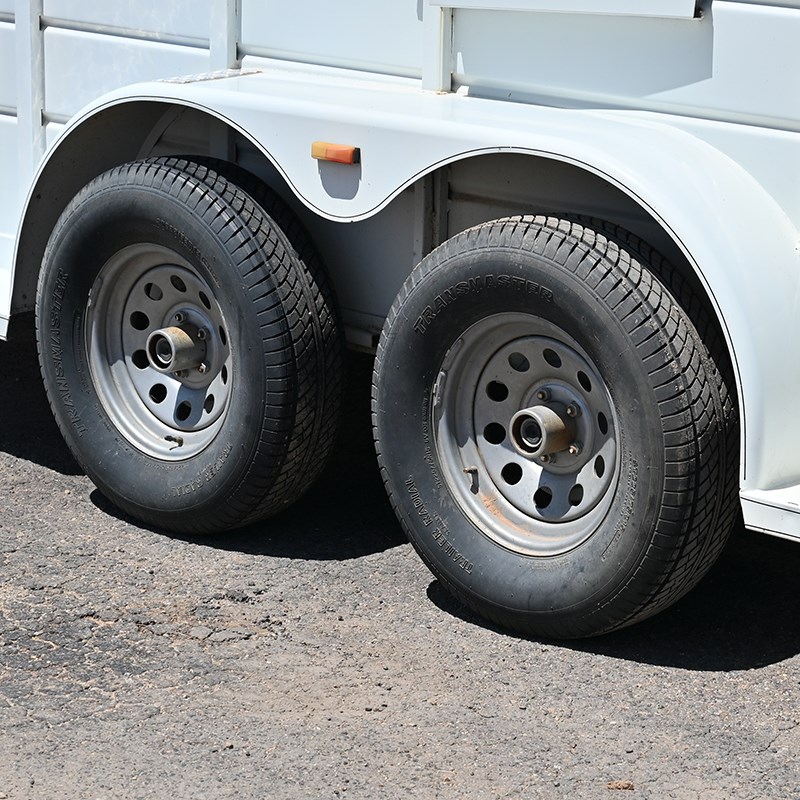 2002 CM 14' Bumper Pull Stock Trailer