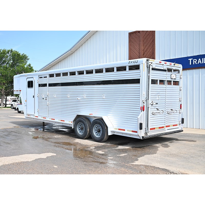 2003 Exiss 2003 Exiss 24' Stock Combo Horse Trailer