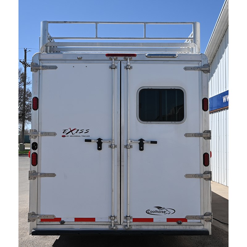 2019 Exiss 4 Horse Trailer with 14' LQ, Slide out, Hay Rack,