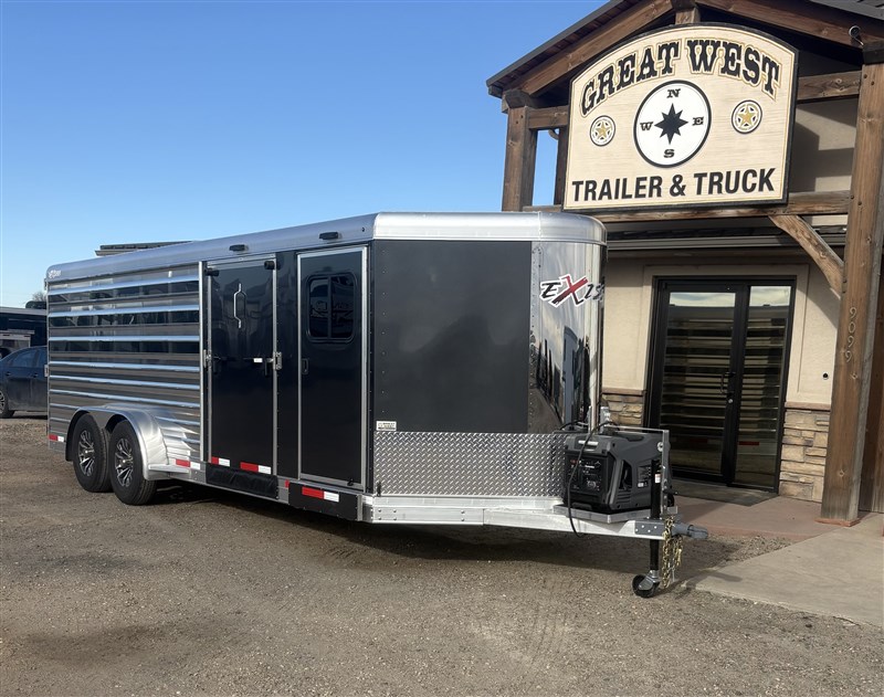2026 Exiss Bumper Pull Low Pro Trailer Stock / Stock Combo