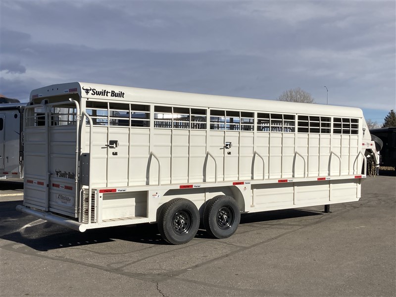 2024 Swift Built 24' stock trailer