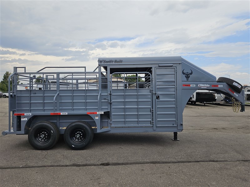 2025 Swift Built Stock Combo Half Top 16' w/2' tack boxes