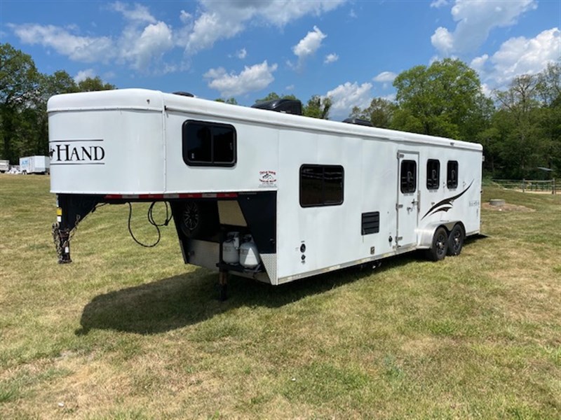 2017 Bison Trail Hand 7310 7' wide 3 horse 10' LQ