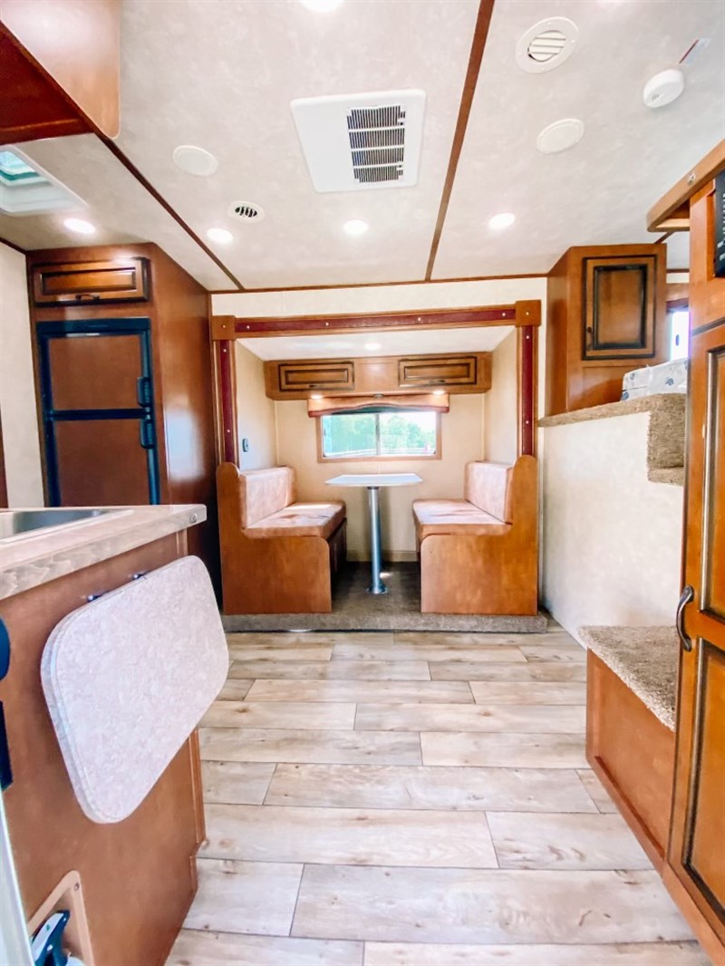 2018 Bison Ranger 2 Horse 8' Wide 11' LQ with slide!