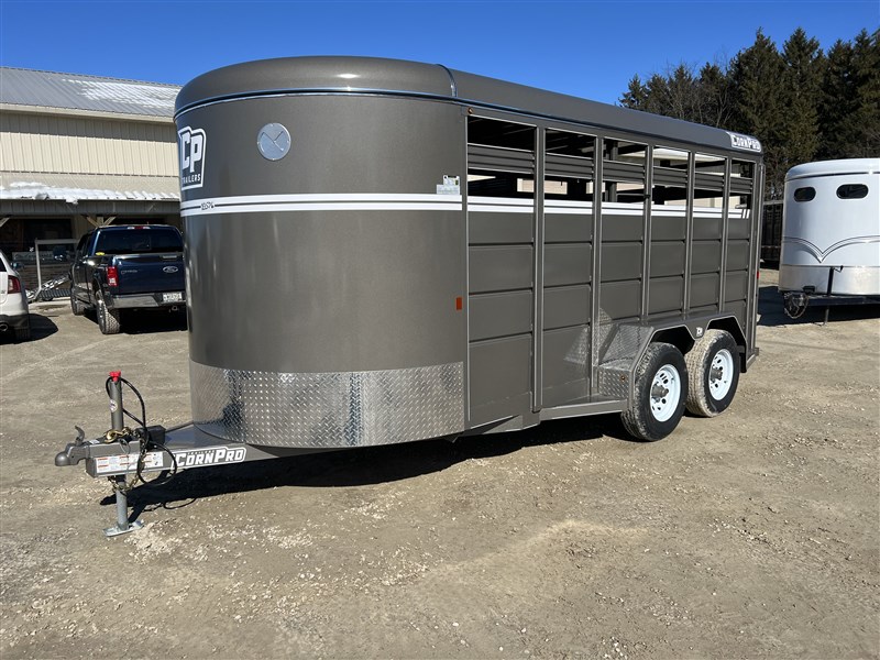 2023 Corn Pro 16' Bumper Stock Trailer