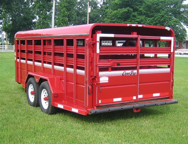 2013 CORN PRO Low-profile 18' stock trailer