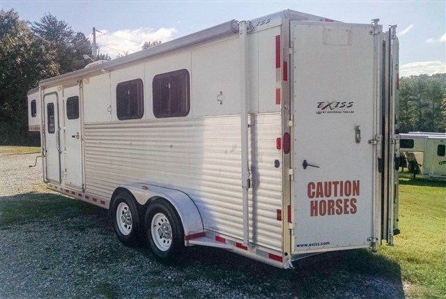 2007 Exiss 2007 Exiss Sport 2 Horse Goose Neck with 10.5' LQ