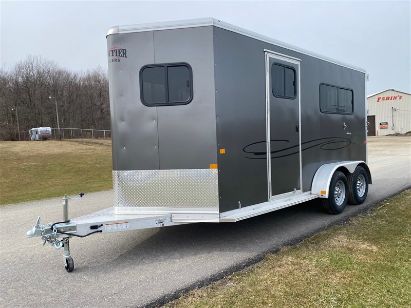 2023 Frontier 2 HORSE STRAIGHT LOAD BUMPER PULL w DRESSING ROOM