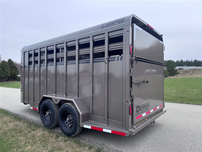 2025 Corn Pro SLANT STOCK COMBO BUMPER PULL