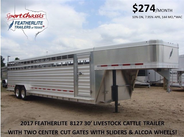 2017 Featherlite 8127 - 30 Livestock