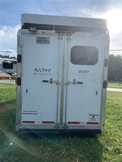 2005 EXISS 3 HORSE ALL ALUMINUM HYDRAULIC JACK 10' SHORTWALL JACKKNIFE ...