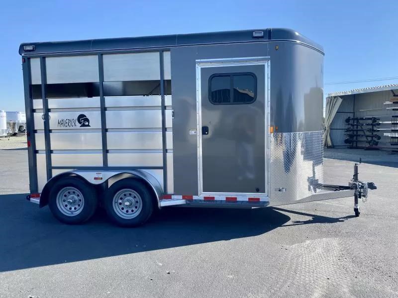 2026 Maverick 2 Horse Highside BP Trailer 7'6" Tall