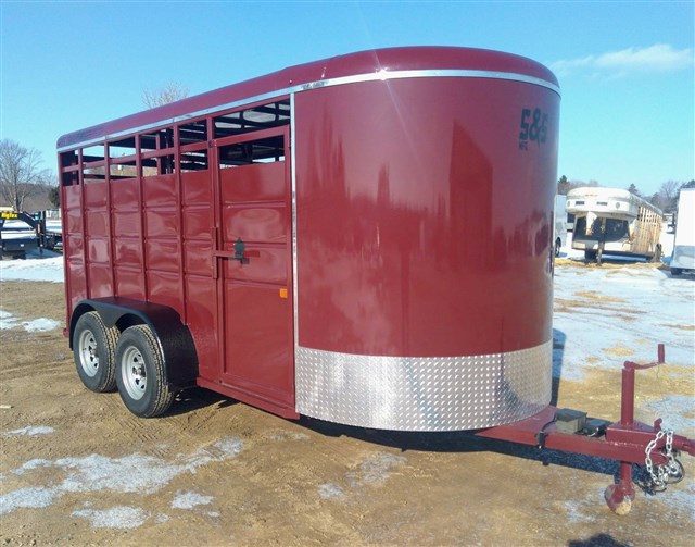 2021 S & S Trailers 16' Stock Trailer