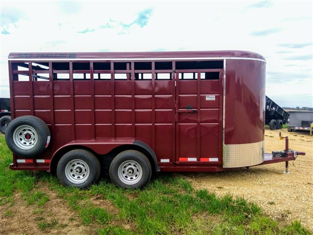 2020 S & S Trailers 16' Bull Package Stock Trailer