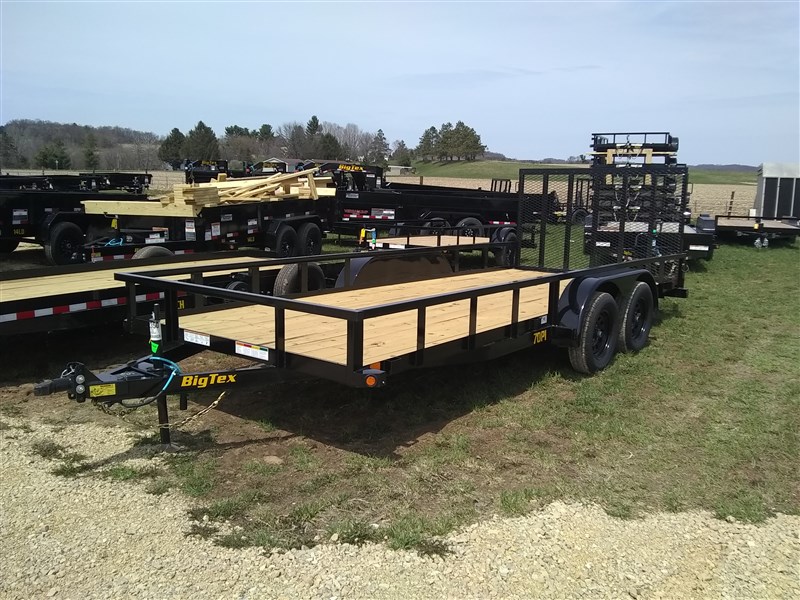 2022 Big Tex 70PI Tandem Axle Utility Trailer
