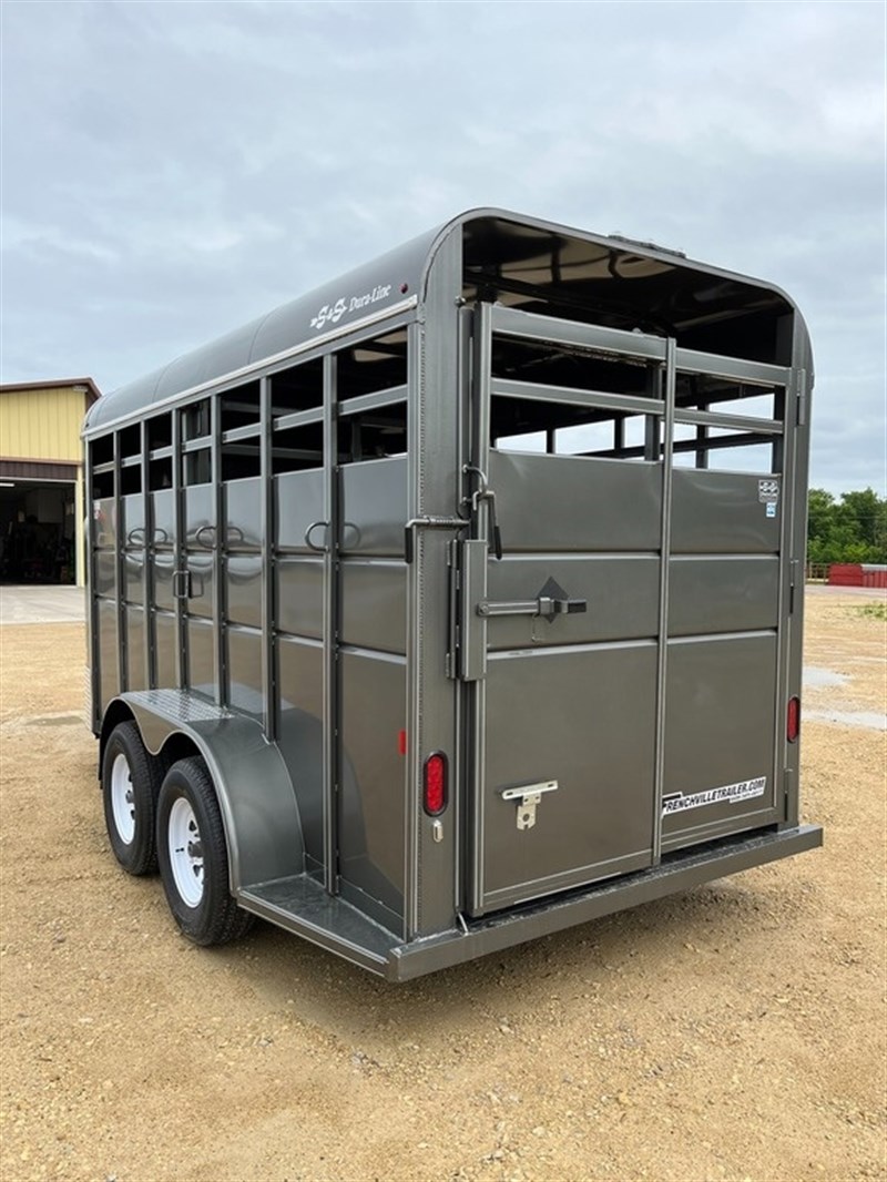 2022 S&S Duraline 16' Bumper Pull Livestock Trailer