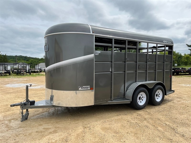 2022 S&S Duraline 16' Bumper Pull Livestock Trailer