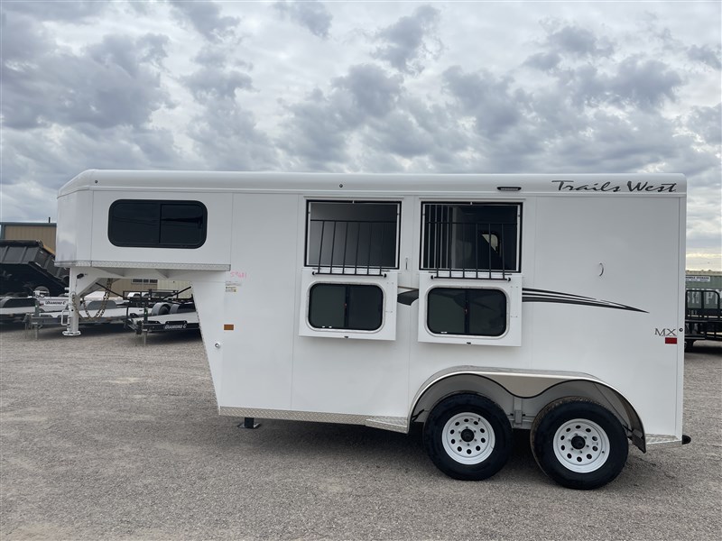 2022 Trails West Adventure MX 2-Horse Gooseneck
