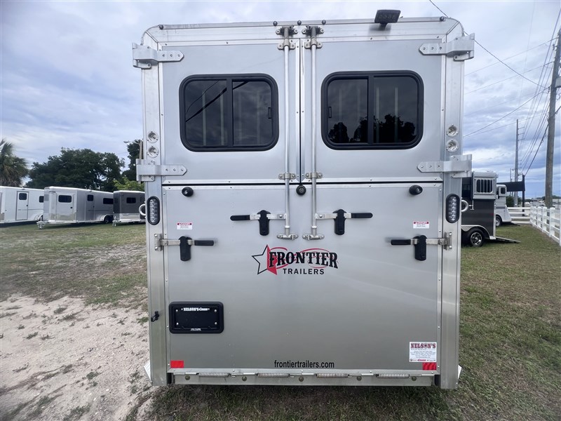 2024 Frontier Fast Track Warmblood 2H BP Straightload, Side Ramp