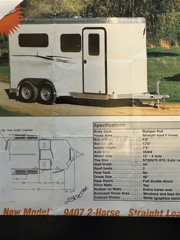 2000 Featherlite 9407