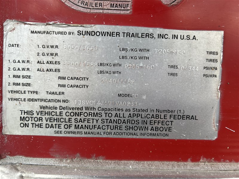 1997 Sundowner Valuelite