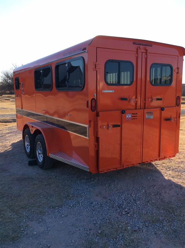 2018 W-W 6'8"X16X6'(SHOW PIG TRAILER-