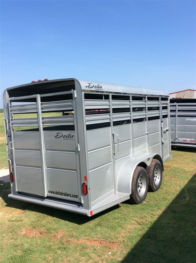 2019 Delta 16'X6'X6'6" 500 ES Livestock Trailer